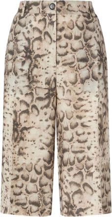 Pinko Pinko, Femme, Pantalons, Beige, Taille: 40 FR Cropped Pantalons