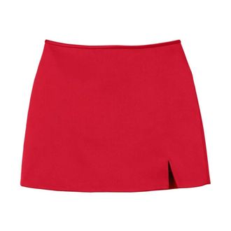 Marc Jacobs Roter Satinrock im Bias-Cut - - Skirts - Damen - Rot - XS