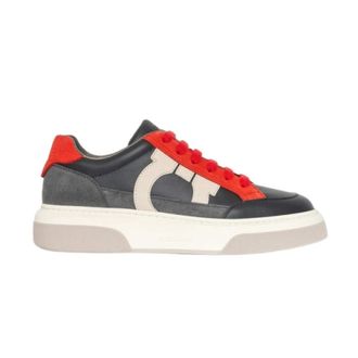 Ferragamo Homme, Chaussures, Gris, Taille: 43 EU Cassina Baskets