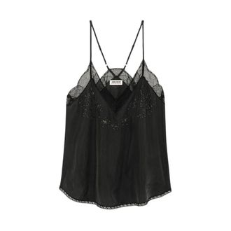 Zadig&Voltaire Christy Camisole - - Tops - Damen - Schwarzk - XS