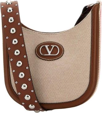 Valentino Garavani Femme, Sacs, Multicolore, Taille: ONE Size Sac bandouli&egrave;re VLogo Signature en toile bicolore