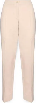 Elena Miro Femme, Pantalons, Beige, Taille: 40 FR Pantalon droit en satin stretch