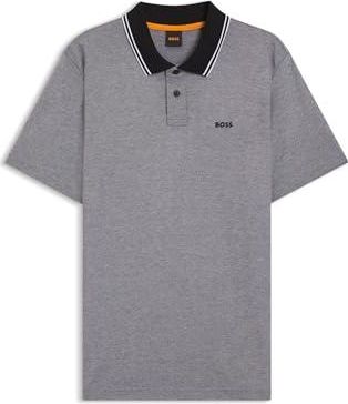 BOSS Hommes PeoxfordNew Polo en piqu&eacute; de Coton avec Logo imprim&eacute;