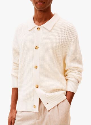 Tommy Hilfiger Cardigan textur&eacute; en laine