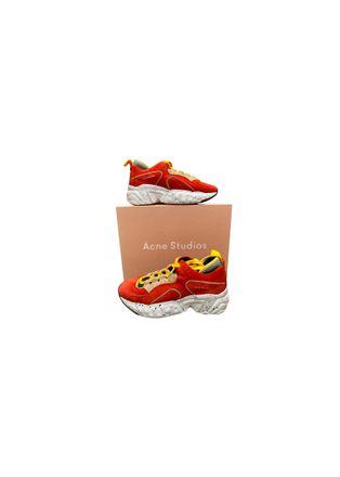 Acne Studios Burnt Orange Manhattan Sneakers Size 38