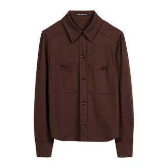 Luisa Cerano Punto Milano Hemdjacke - - Jackets - Damen - Braun - M