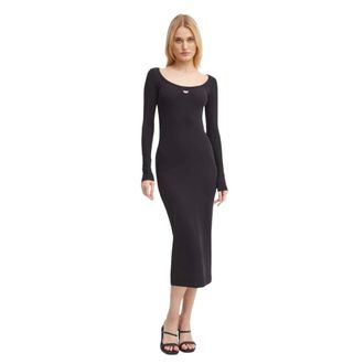 Diesel Femme, Robes, Noir, Taille: 40 FR Maxi Robes