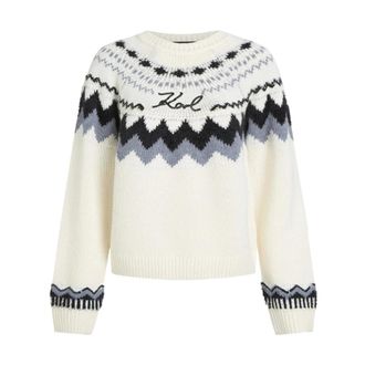 Karl Lagerfeld Alpine Knit - Femme - Pulls - Multicolore - Taille: 36 FR