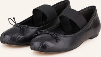 Carrano Carrano Mary-Jane-Ballerinas schwarz