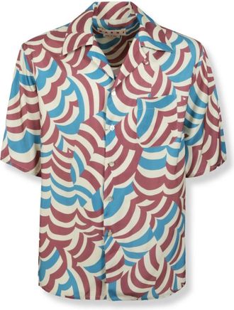 Marni Homme, Chemises, Multicolore, Taille: L Bowling Shirt
