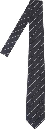 Lardini Black Silk Tie
