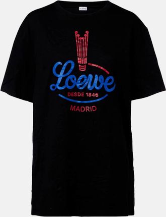 Loewe Bedrucktes T-Shirt aus Baumwoll-Jersey