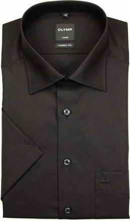 Olymp Olymp, Homme, Chemises, Noir, Taille: M Chemise d&eacute;contract&eacute;e &agrave; manches courtes