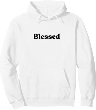 Blessed Blessed - Jesus Christian Faith Worship Religious Pullover Hoodie