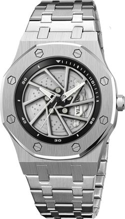 Invicta Speedway 69486 Herrenuhr - Quarzwerk - Metall mit silbernem Zifferblatt - 42 mm