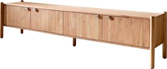 DELIFE TV-Board Caius Akazie Aura 200 cm 4 Türen Lowboard