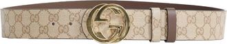 Gucci Reversible Belt With Interlocking G Buckle