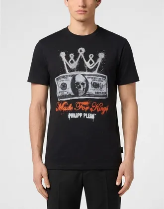 Philipp Plein T-Shirt Kurzarm-Rundhals-T-Shirt