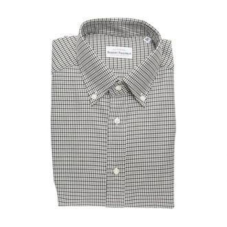 Robert Friedman Homme, Chemises, Beige, Taille: XL Chemise &agrave; motif pied-de-poule coupe classique