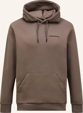 Peak Performance M Original Small Logo Hood Kapuzensweatshirt braun