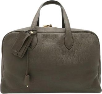 Herm&egrave;s Sac &agrave; main vintage doccasion - Femme - Pre-owned - Gris - Taille: ONE Size