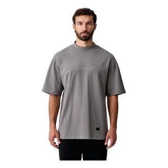 Emporio Armani T-shirt imprim&eacute; - Homme - Tops - Gris - Taille: L