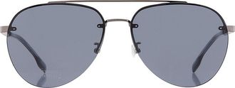 HUGO BOSS 1537/F/SK 06LB IR Sonnenbrille f&uuml;r Herren (Dunkles Ruthenium/Grau)