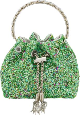 Faina Beuteltasche Beuteltasche Frauen gr&uuml;n mehrfarbig