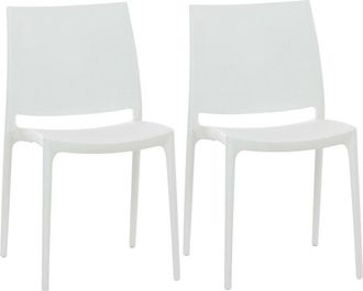 Clp 2er Set Stühle Maya weiß