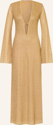 Os&eacute;ree Strandkleid Lumi&egrave;re Mit Glitzergarn gold