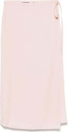 Theory jupe mi-longue à design portefeuille - Rose