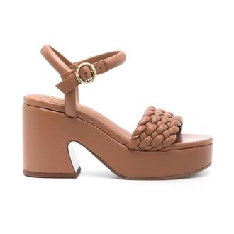 Ash Ash, Femme, Chaussures, Brun, Taille: 40 EU Sandales Tiss&eacute;es Marron