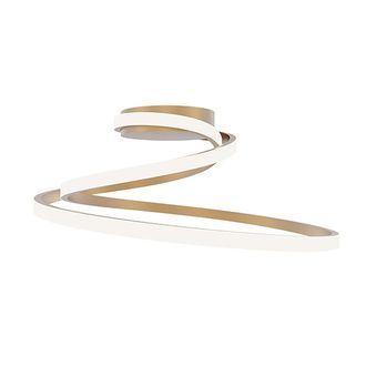 Luce-Ambiente-Design Led Coaster Ceiling Light in Gold Aluminum 40w With Cct Switch