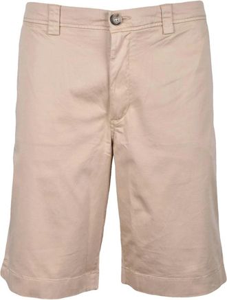 Woolrich Homme, Shorts, Beige, Taille: W37 Shorts Bermuda en coton avec fermeture &eacute;clair