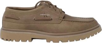 Calvin Klein Jeans Homme, Chaussures, Brun, Taille: 40 EU Chaussures Bateau Hybrid &agrave; Lacets