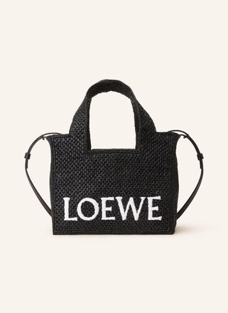 Loewe Shopper Font Tote Small schwarz