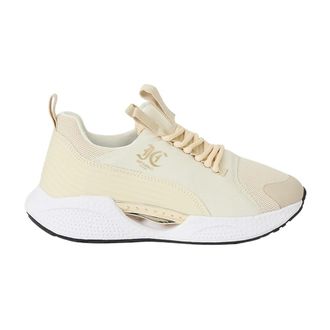 Just Cavalli Sneakers mit Goldlogo-Detail - - Shoes - Damen - Gelb - 37 EU