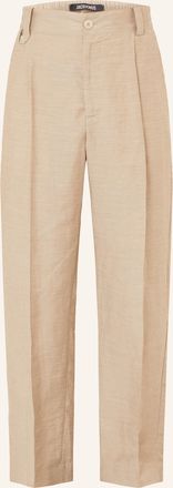Jacquemus Jacquemus Hose Le Pantalon Croisiere Mit Leinen beige