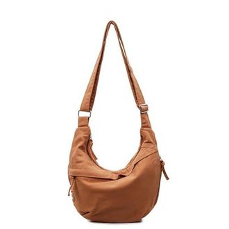 Generic Kexpery Sac &agrave; &eacute;paule en toile pour femmes avec bandouli&egrave;re ajustable Grand sac dumpling pour travail voyage quotidien