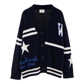 Max Mara Wkdbelgio Cardigan - - Knitwear - Damen - Blau - S