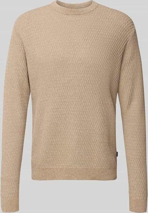 Jack & Jones Strickpullover mit Rundhalsausschnitt Modell REAGAN