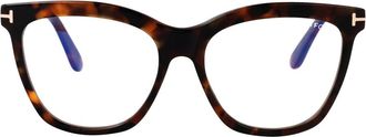 Tom Ford unisex, Accessoires, Brun, Taille: 54 MM Butterfly Eyeglasses