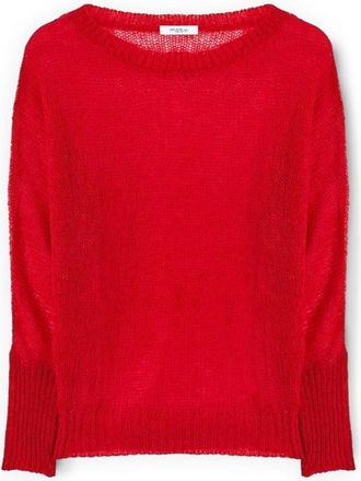 Motivi Femme, Pulls, Rouge, Taille: 42 FR Pull Oversize en M&eacute;lange de Mohair