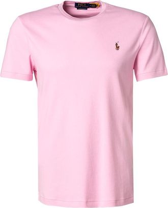 Polo Ralph Lauren Herren T-Shirt rosa Slim Fit