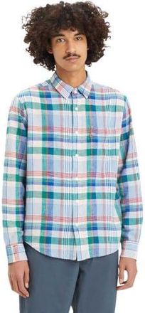 Levi's Homme Sunset 1-Pocket Standard, Heath Plaid True Blue, M