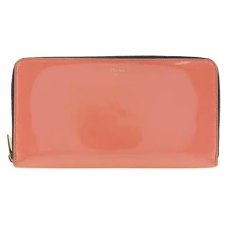 Celine Pre-owned Cuir petite-maroquinerie - Femme - Pre-owned - Orange - Taille: ONE Size