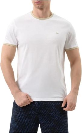 Harmont & Blaine Homme, Tops, Blanc, Taille: 3XL T-Shirt Teint en Pi&egrave;ce
