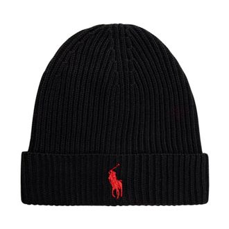 Polo Ralph Lauren Bonnet l&eacute;ger en coton - Homme - Accessoires - Noir - Taille: ONE Size