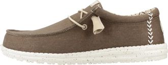 Hey Dude Homme, Chaussures, Brun, Taille: 42 EU Wally Stretch Canvas