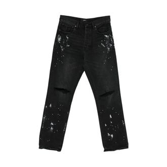 Purple P011 Gerades Jeans - - Jeans - Herren - Schwarzk - W30